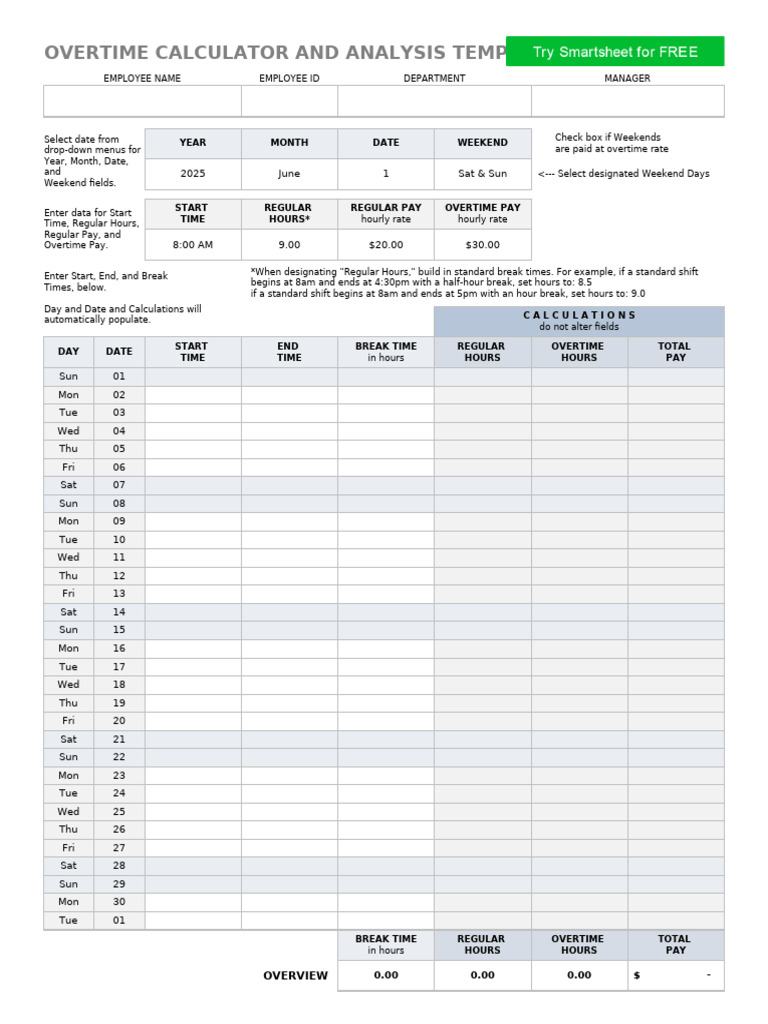 IC Overtime Calculator and Analysis 10678 | PDF