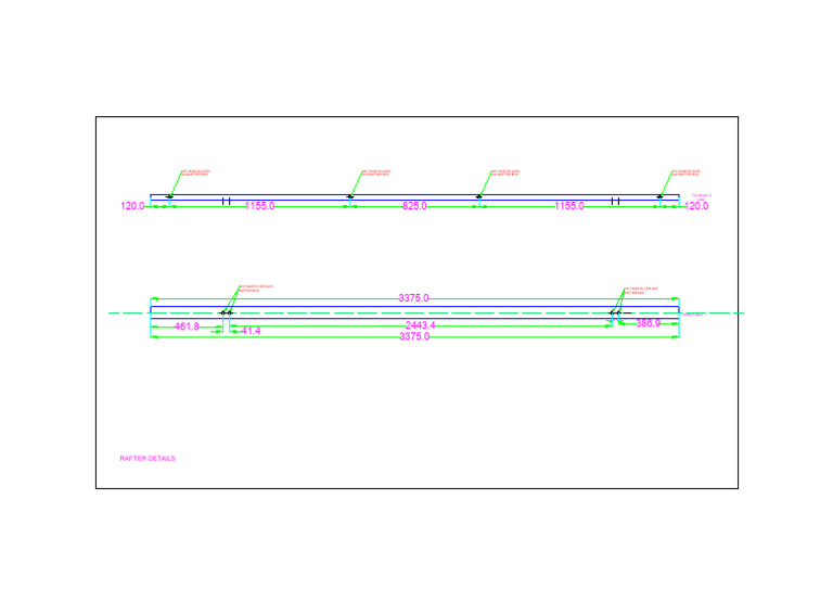 7X2 Table at 15 Degree Rafter Detail | PDF