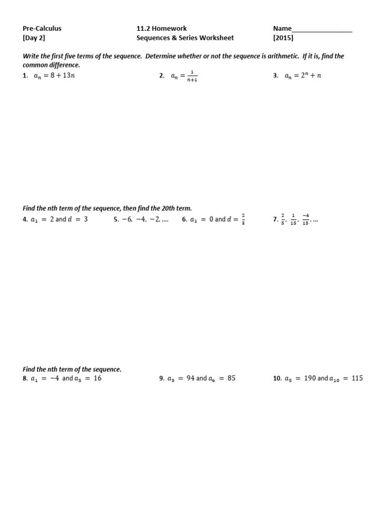 Arithmetic Practice | PDF