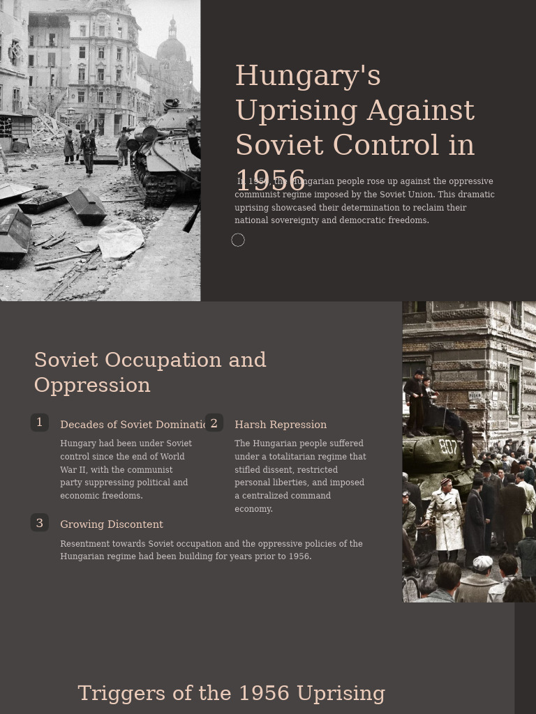 Hungarys Uprising Against Soviet Control in 1956 | PDF