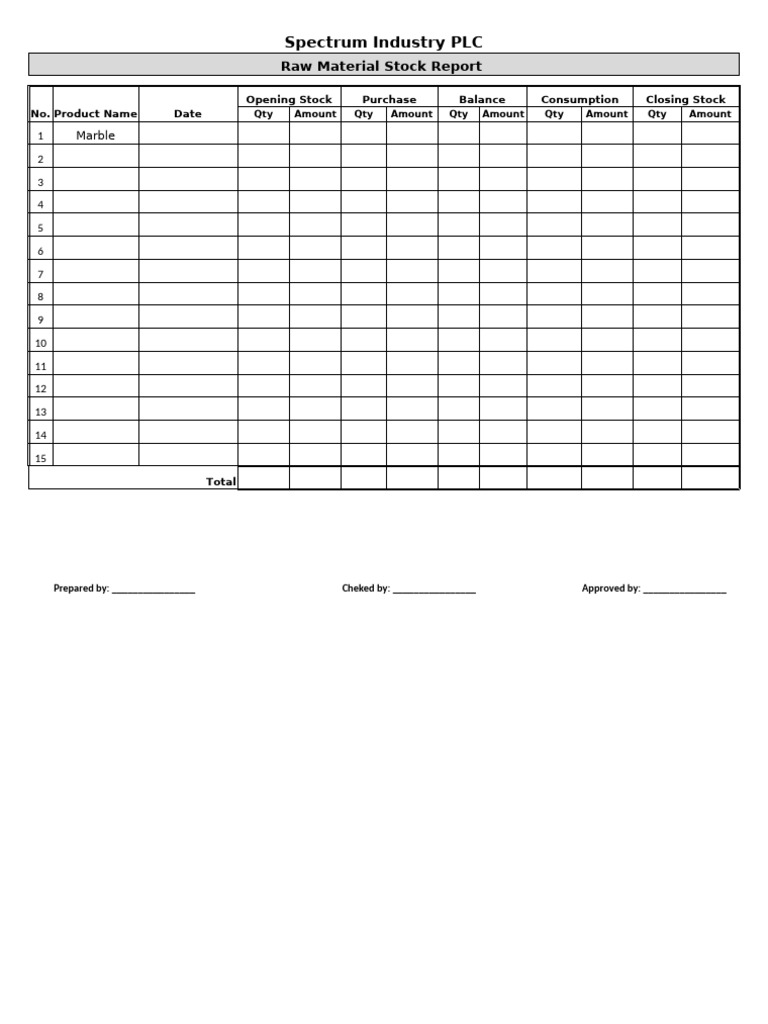 Raw Material Issue Form | PDF | Technology & Engineering