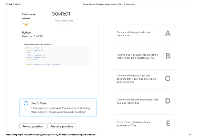 A B C D E: Select One Answer | PDF
