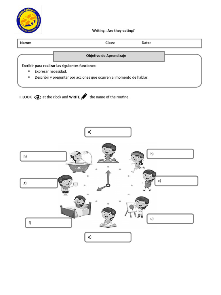 Guía 3, Clase 3 (Rutinas) | PDF