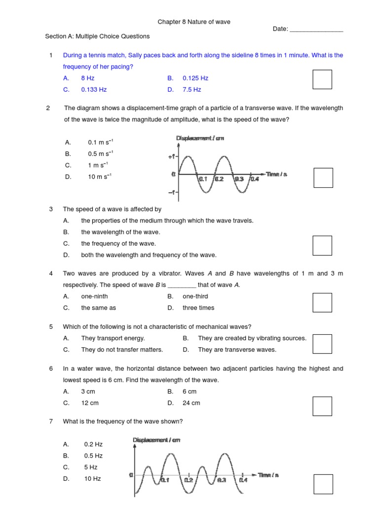 Nature of Wave | PDF | Waves | Frequency