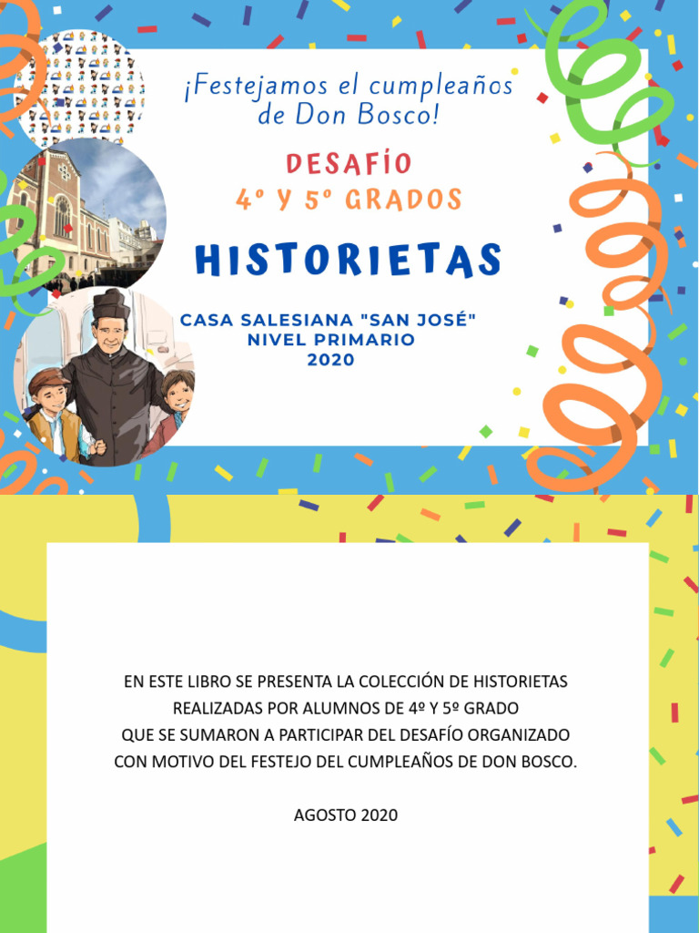 Historietas de alumnos por Don Bosco | PDF