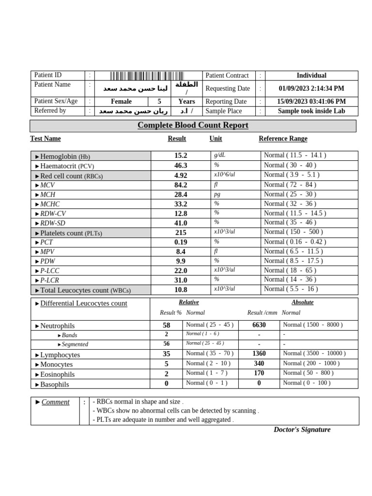 CBC - 1 - 6 Years | PDF