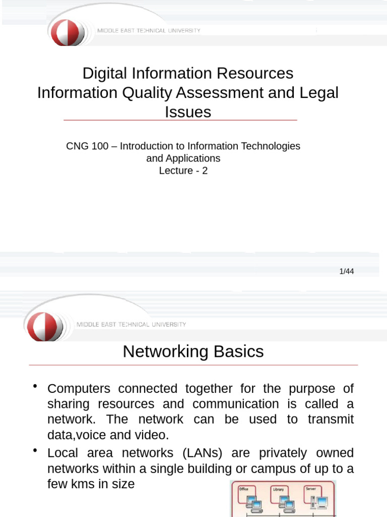 CNG100 Lecture2 | PDF