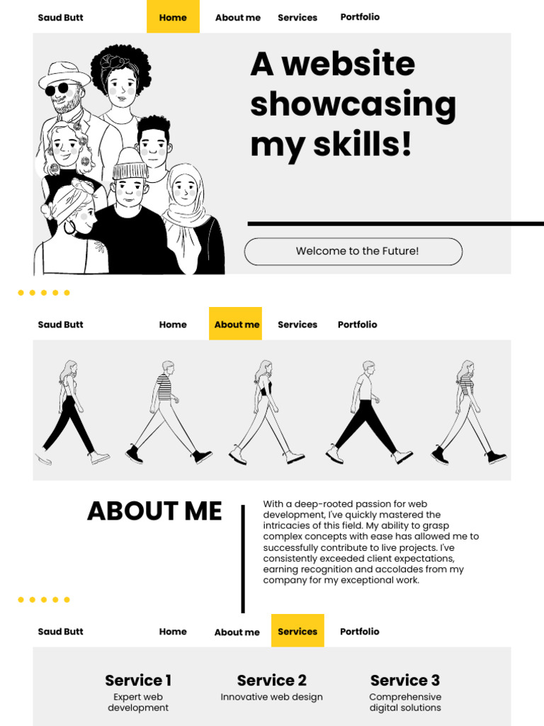 Web Development Portfolio Saud Butt | PDF