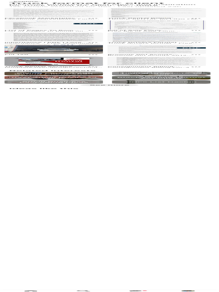 Truck Format for Client | PDF