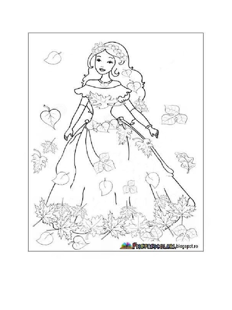 Toamna - Zana de Colorat | PDF