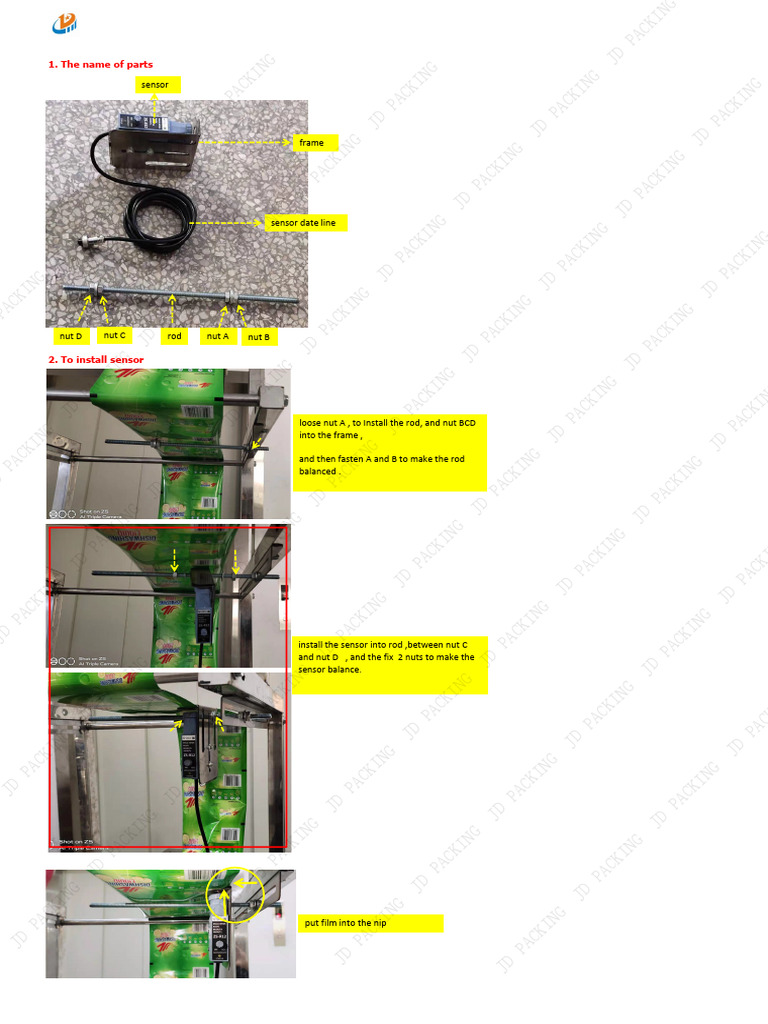 Sensor Install - 031242 | PDF