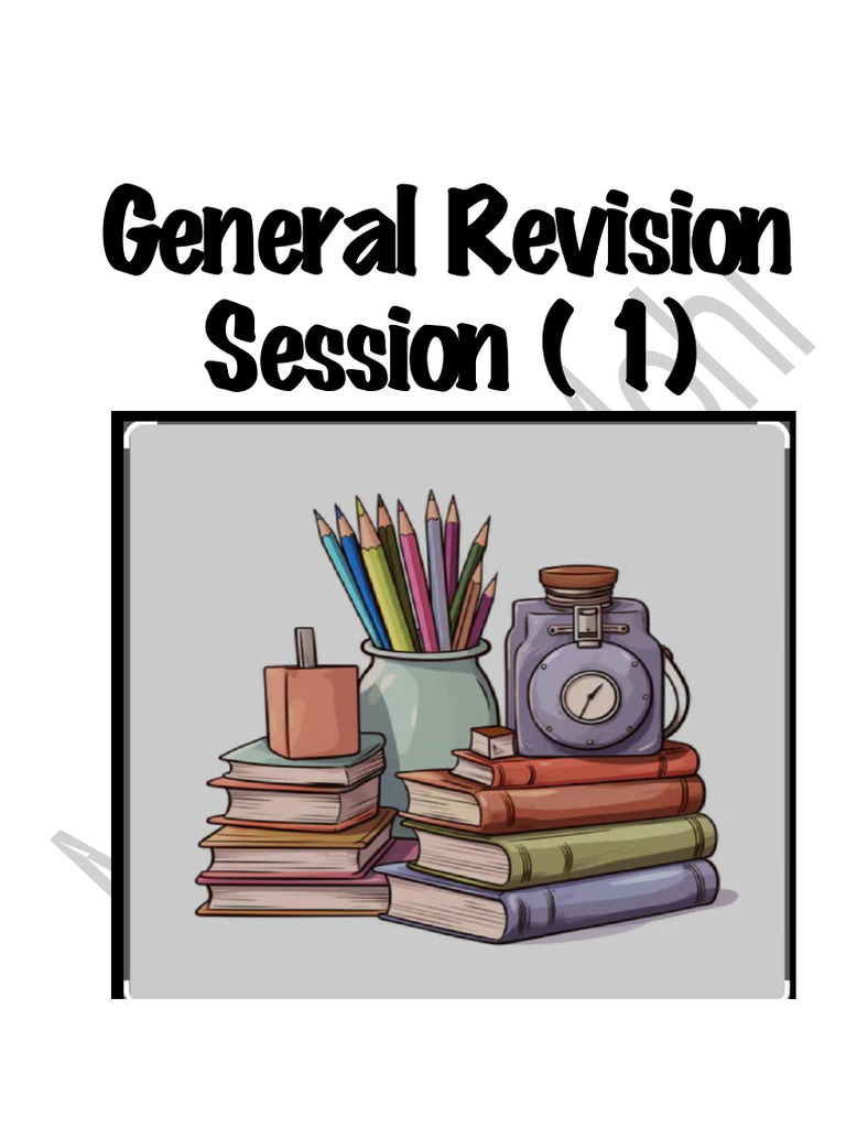 Revision 1st Session Pdf