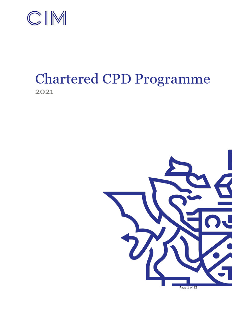 CPD Programme User Guide | PDF