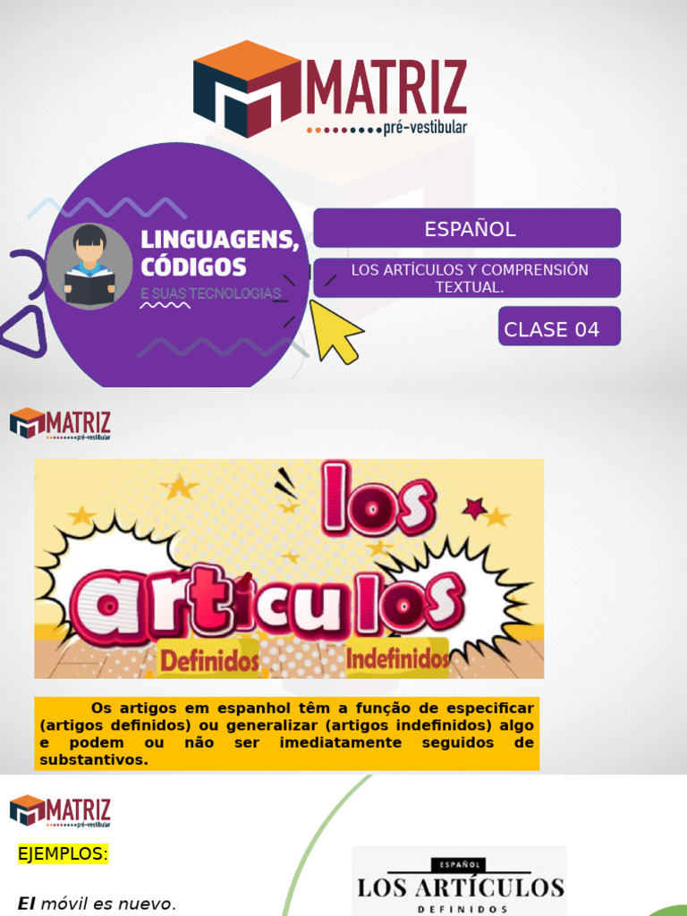 Clase 4 - Los Artículos | PDF