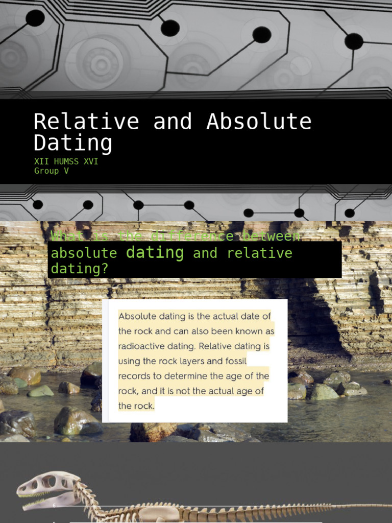Relative and Absolute Dating | PDF