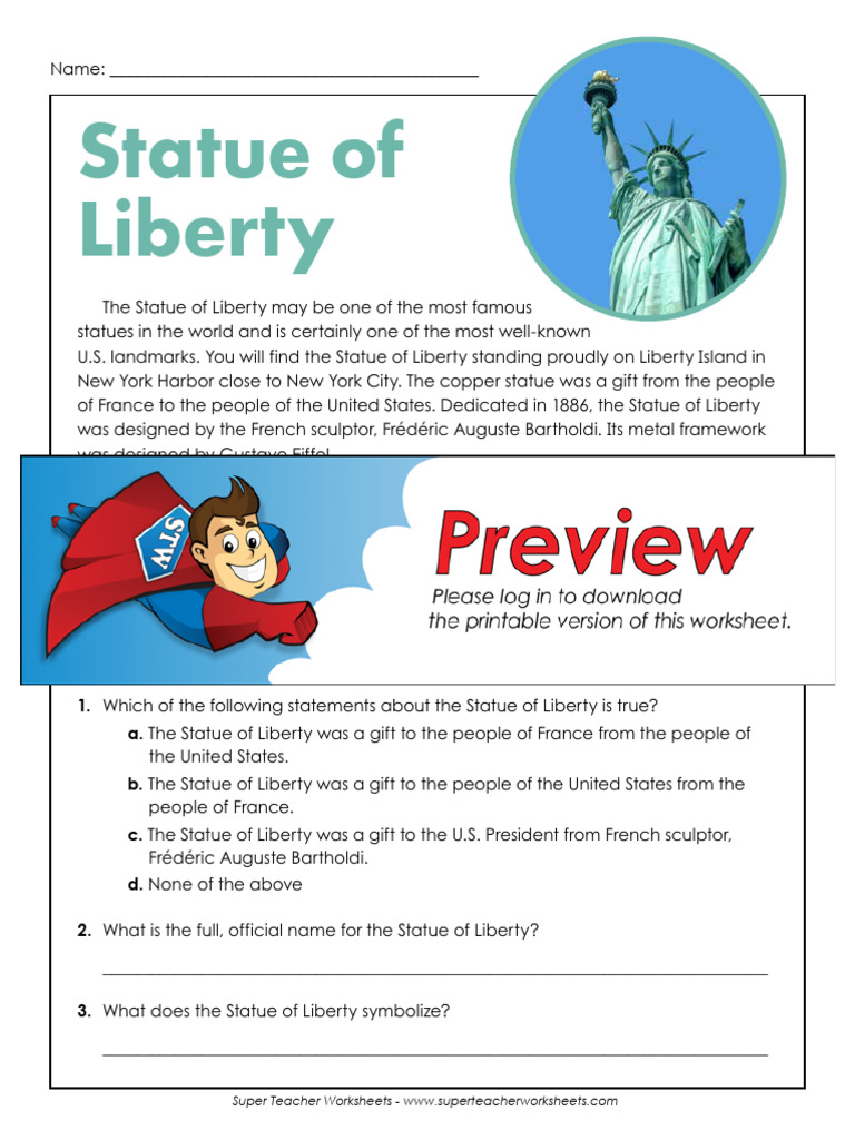 5th-Statue-Of-Liberty Reading | PDF