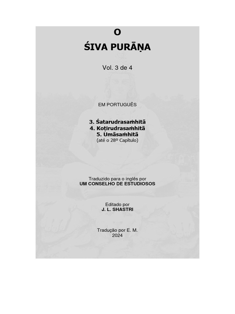 O Shiva Purana Parte 3 em Portugues-1 | PDF