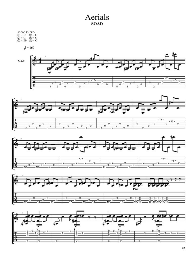 Aerials SOAD PDF | PDF