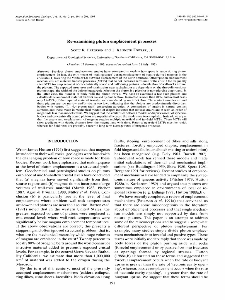 Paterson 1993 | PDF
