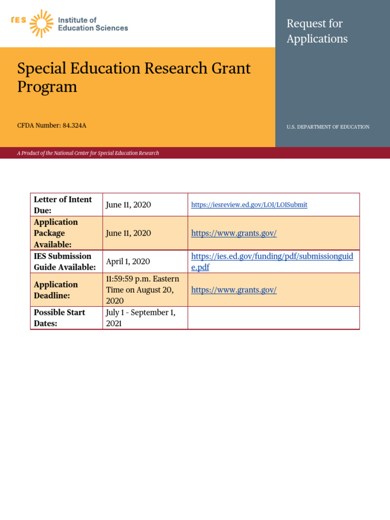 Ncser Rfa 2021 84324a | PDF