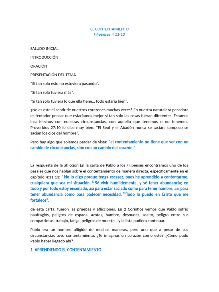 O Segredo do Contentamento em Cristo | PDF | Gastronomia, comida e ...