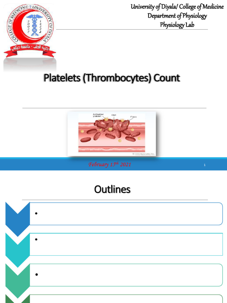 Platelets Count 2021 | PDF