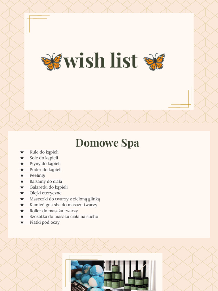 Wish List | PDF