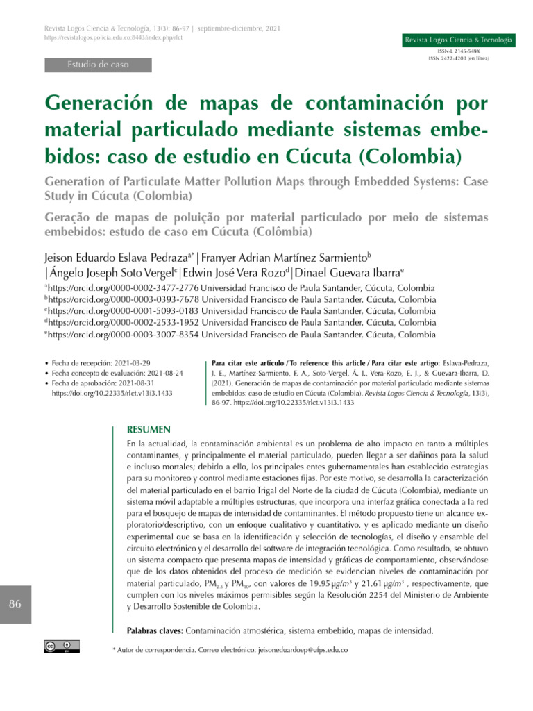 Articulo Mapas Contaminación - Comp Ubicua | PDF