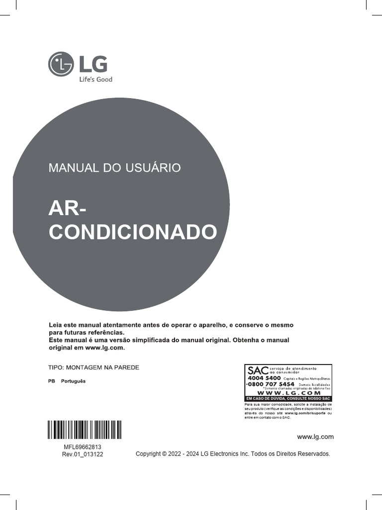 Manual Do Usuario HW Multi - 20240207 - 054902716 | PDF | Ar condicionado | Casa e Jardim