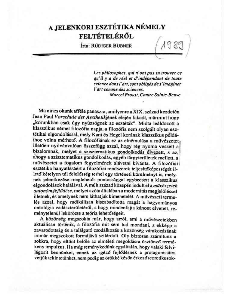 Bubner 1 | PDF