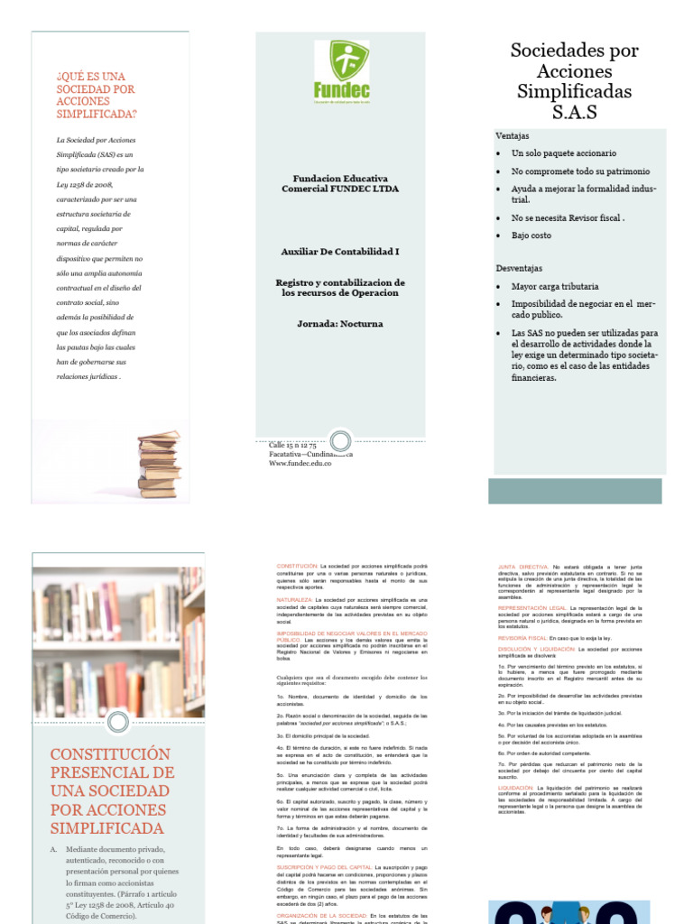 Folleto Sas | PDF