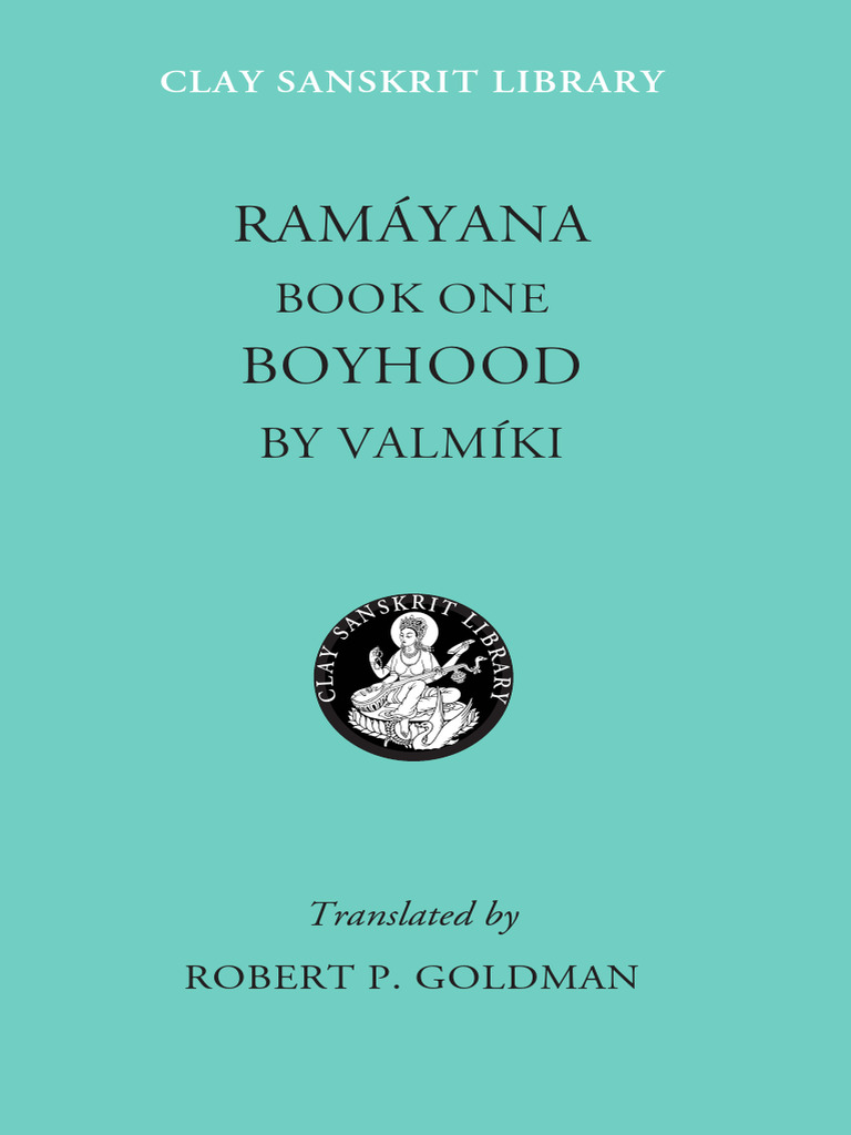Clay Sanskrit Library Ramayana I Creation of Poetry | PDF