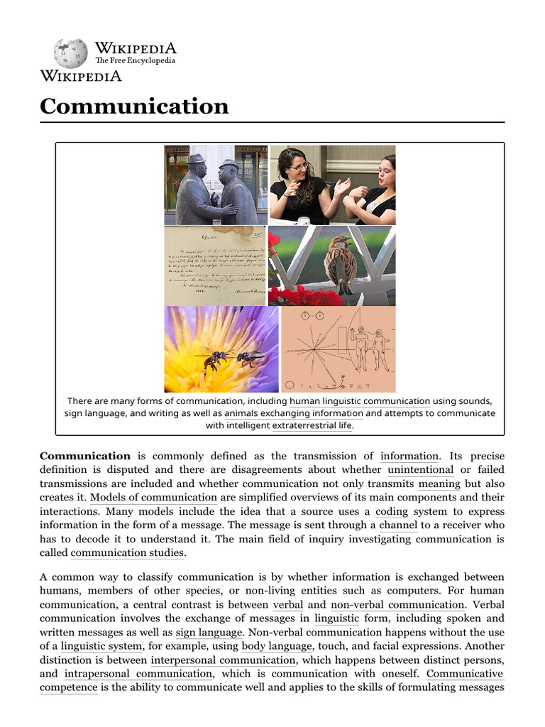 Communication | PDF