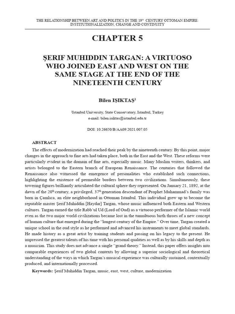 Şerif Muhiddin Targan | PDF