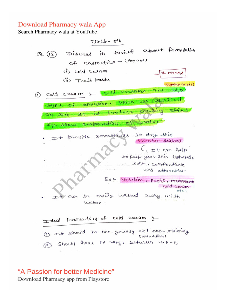 U 5 Industrial Pharmacy 5th Sem B Pharm Shahruddin Khan Pharmacy | PDF