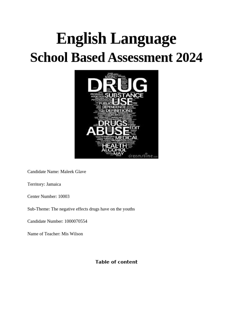 English School Base Assessment 2024 New Edit 1 | PDF