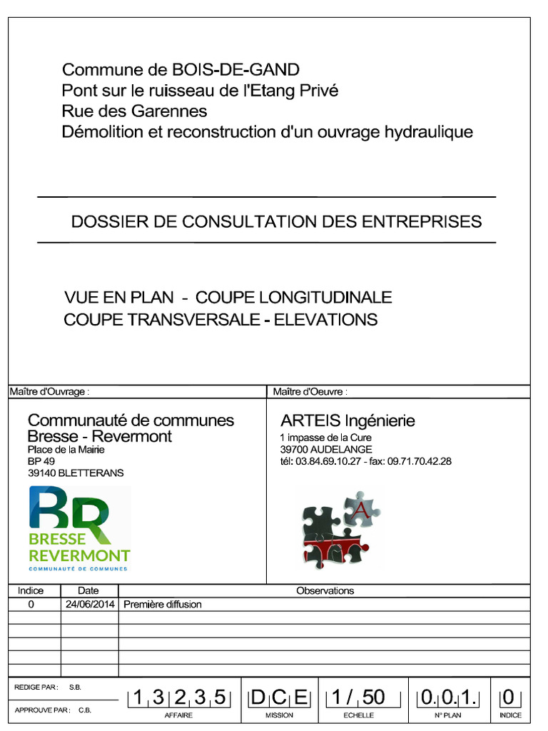 Bois-de-Gand - DCE - PLANS | PDF