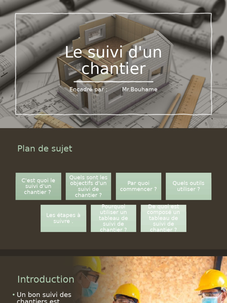 Suivi de Chantier | PDF