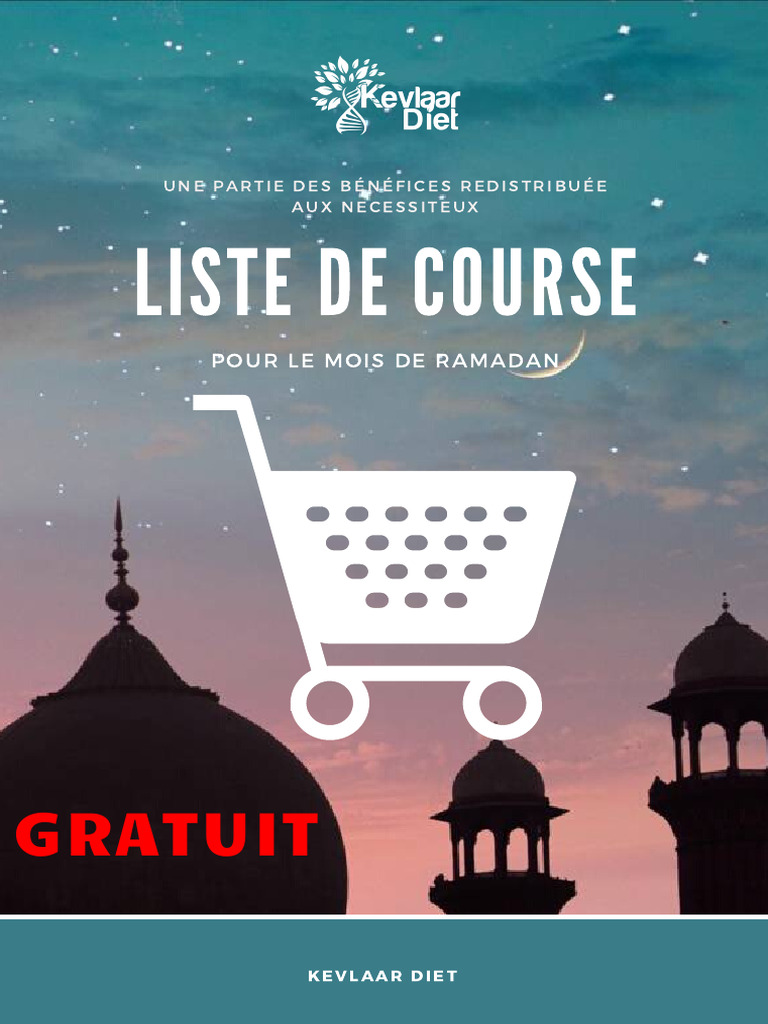 Liste de Course Ramadan | PDF