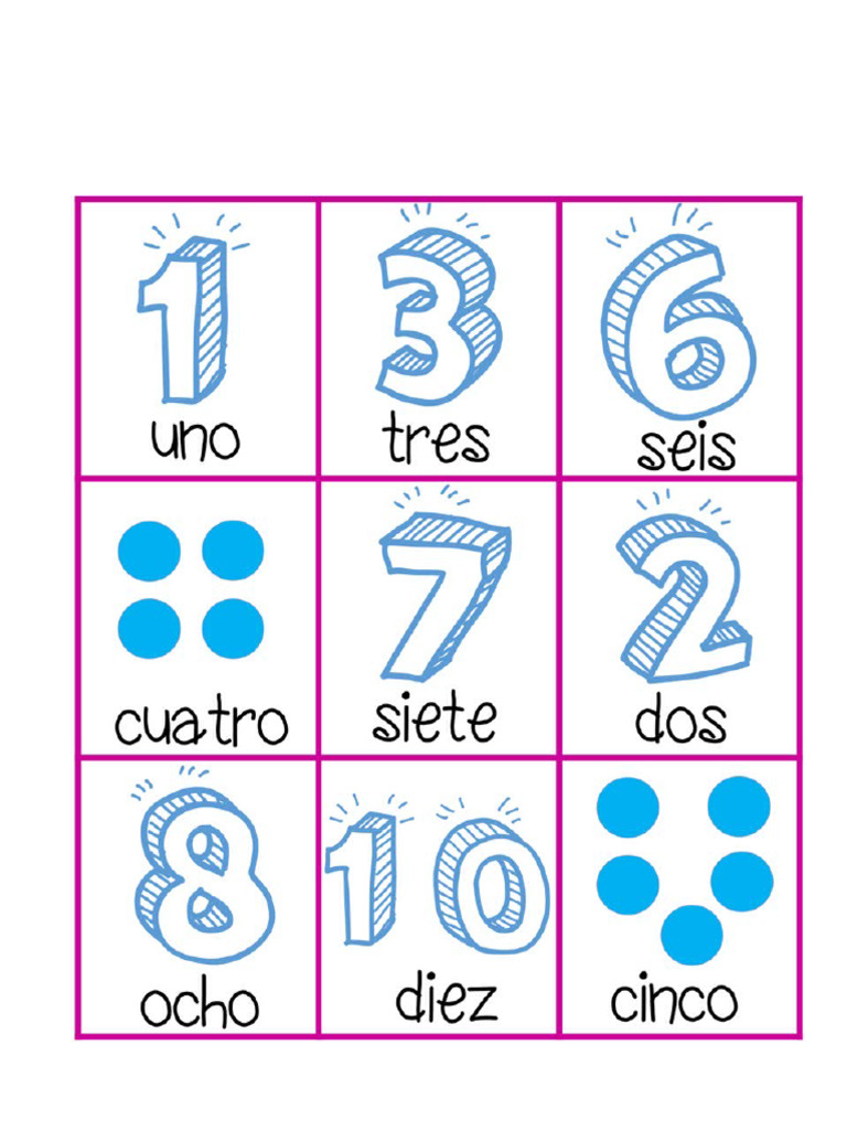 Juego de LOTERIA DE NUMEROS | PDF