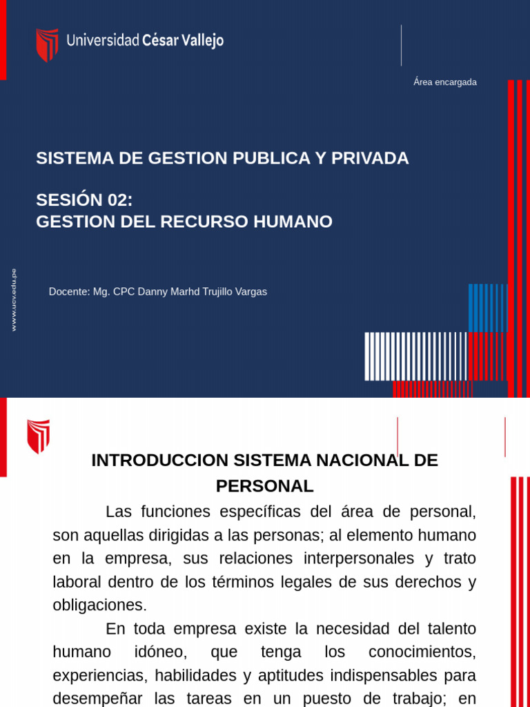Sesion 2 - Gestion Del Recurso Humano | PDF | Gestión de recursos humanos | Negocios