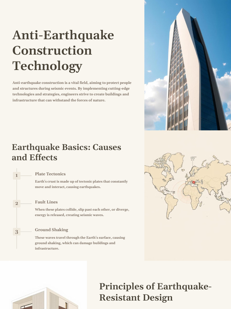 Anti Earthquake Construction Technology | PDF