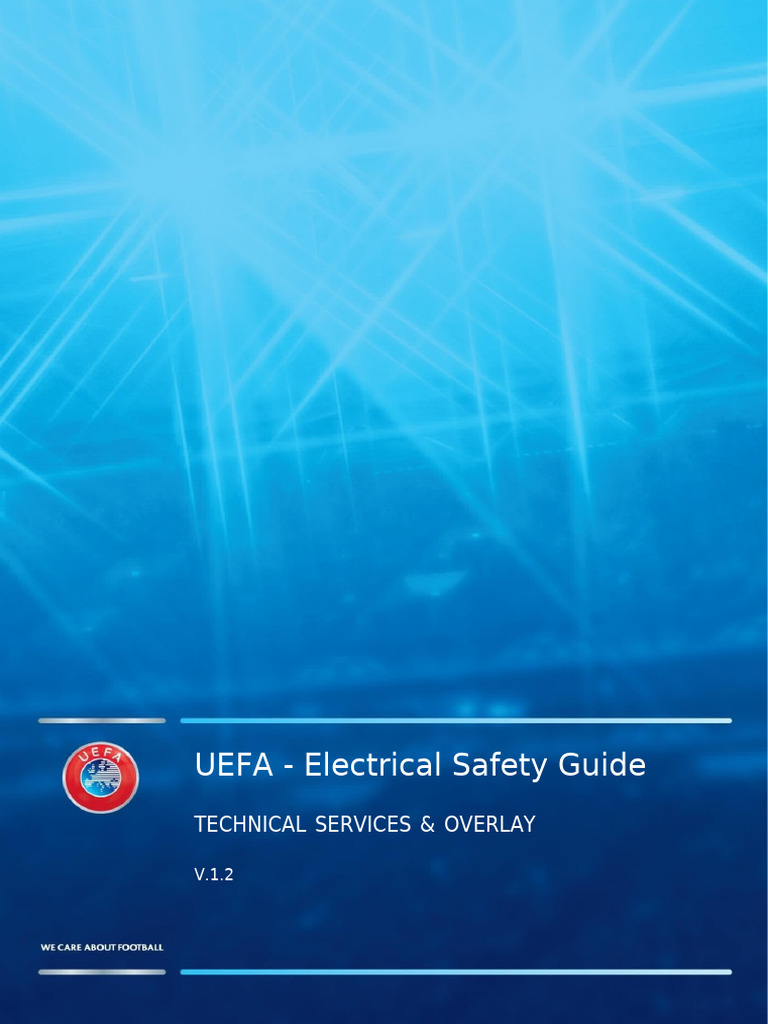 (UEFA Electrical Safety Guide v1.2) UEFA Electrical Safety Guide V1.2 | PDF