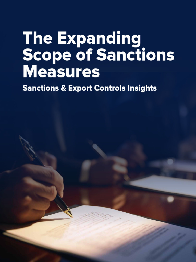 Sanctions & Export Controls Insights | PDF | Regulatory Compliance | Risk