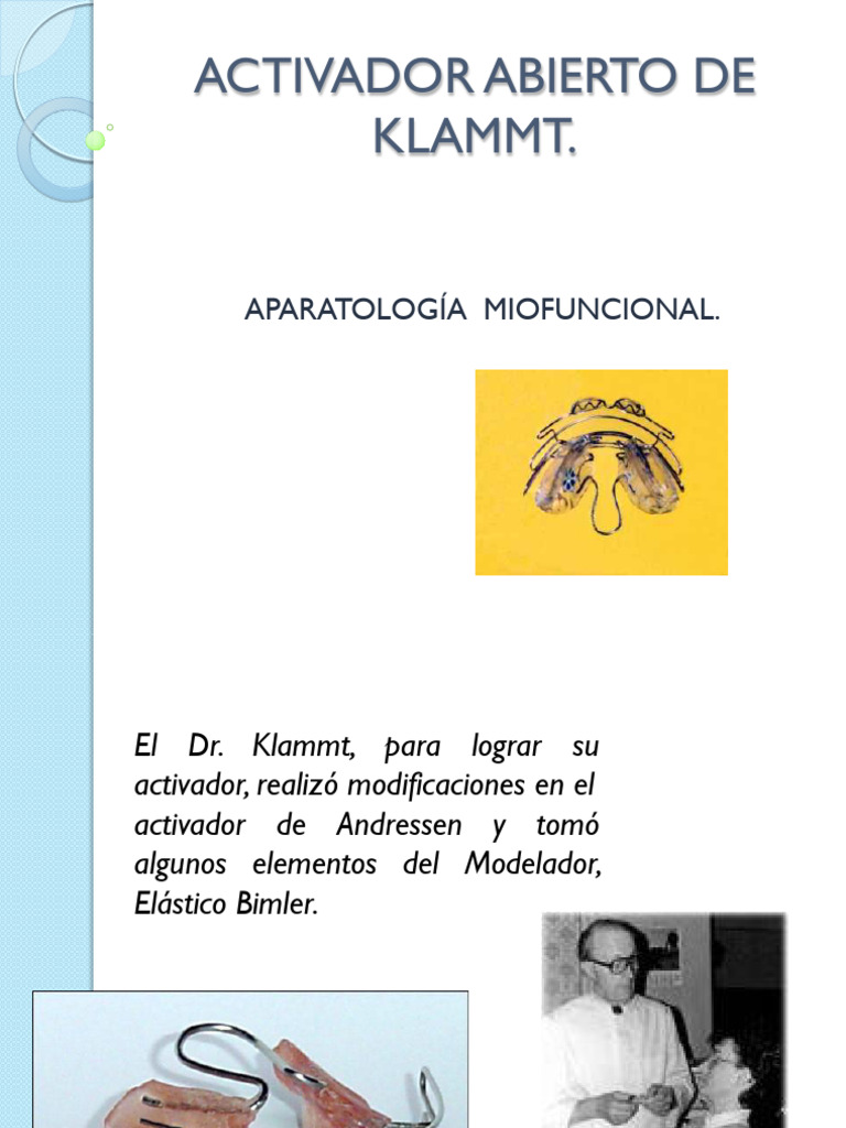 Activador Abierto de Klammt | PDF