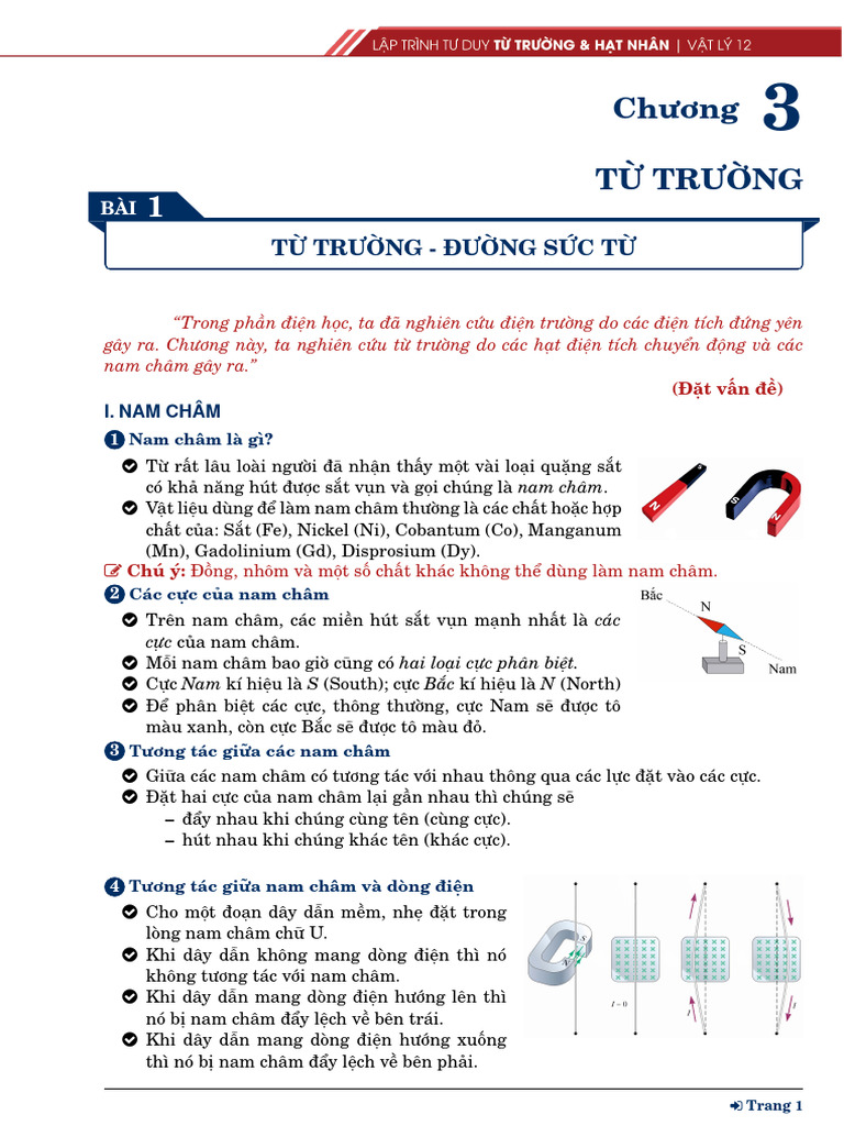 Chương 3 - Bài 1 - T Trư NG & Đư NG S C T | PDF