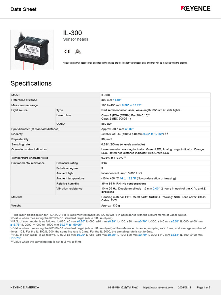 IL-300 Datasheet | PDF