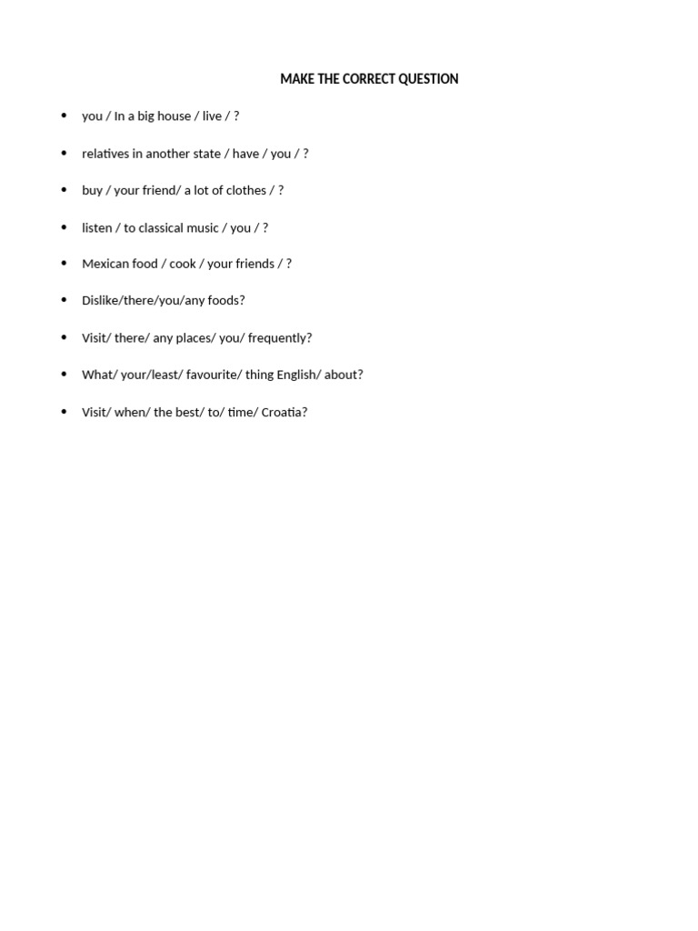 Do Does Speaking Quesions Conversation Topics Dialogs Oneonone ...