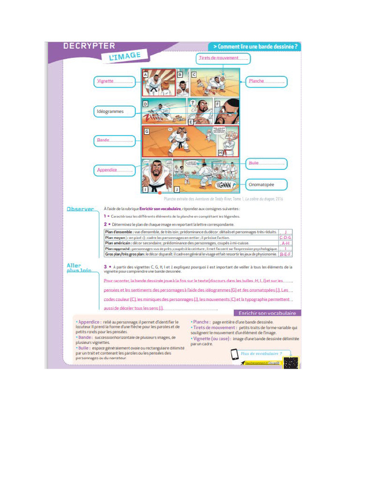 Etude d' Une Bande Dessinée | PDF