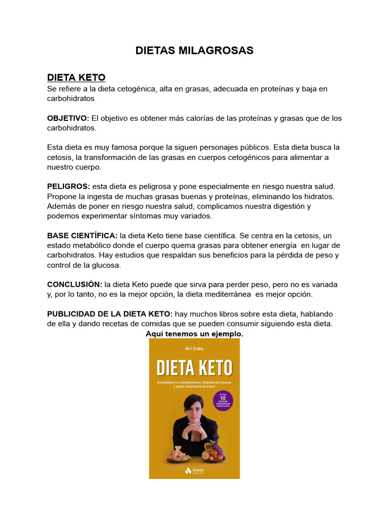 DIETAS MILAGROSAS | PDF